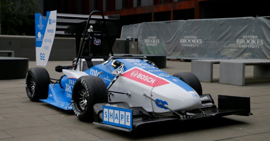 Oxford Brookes Racing 2018 launch their new racing car | Corex Honeycomb