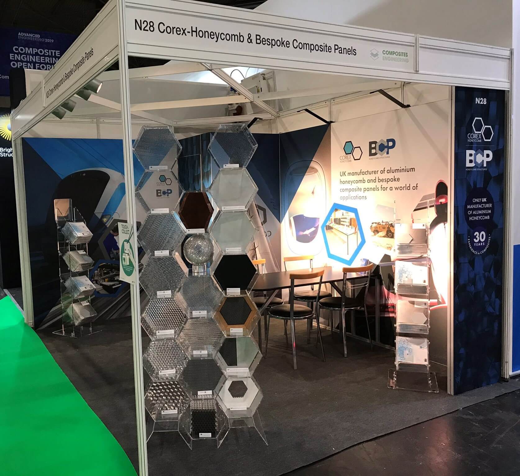 Corex Honeycomb to exhibit at Advanced Engineering 2021